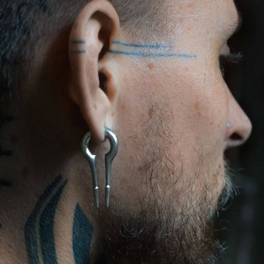 PunkPlugs Keyhole Stainless Ear Hangers - PunkPlugs